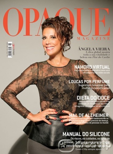 Ângela Vieira posa para capa de revista - Portal Área VIP