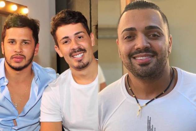 Tirullipa presenteia Carlinhos Maia e Lucas Guimarães com alianças de ... Tirullipa presenteia Carlinhos Maia e Lucas Guimarães com alianças de ...