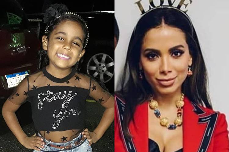 Sobrinha de Anitta usa look inspirado na cantora: 'Mini Anittinha ...