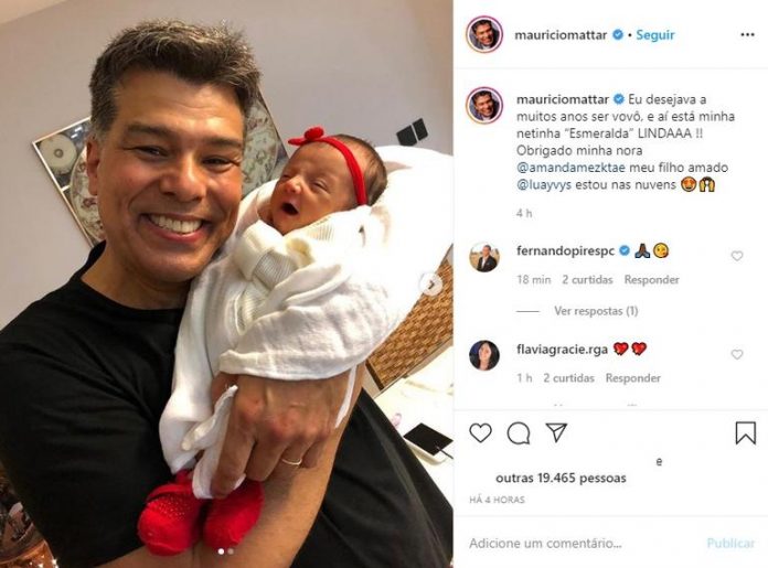 Maurício Mattar mostra clique inédito da neta; veja - Portal Área VIP