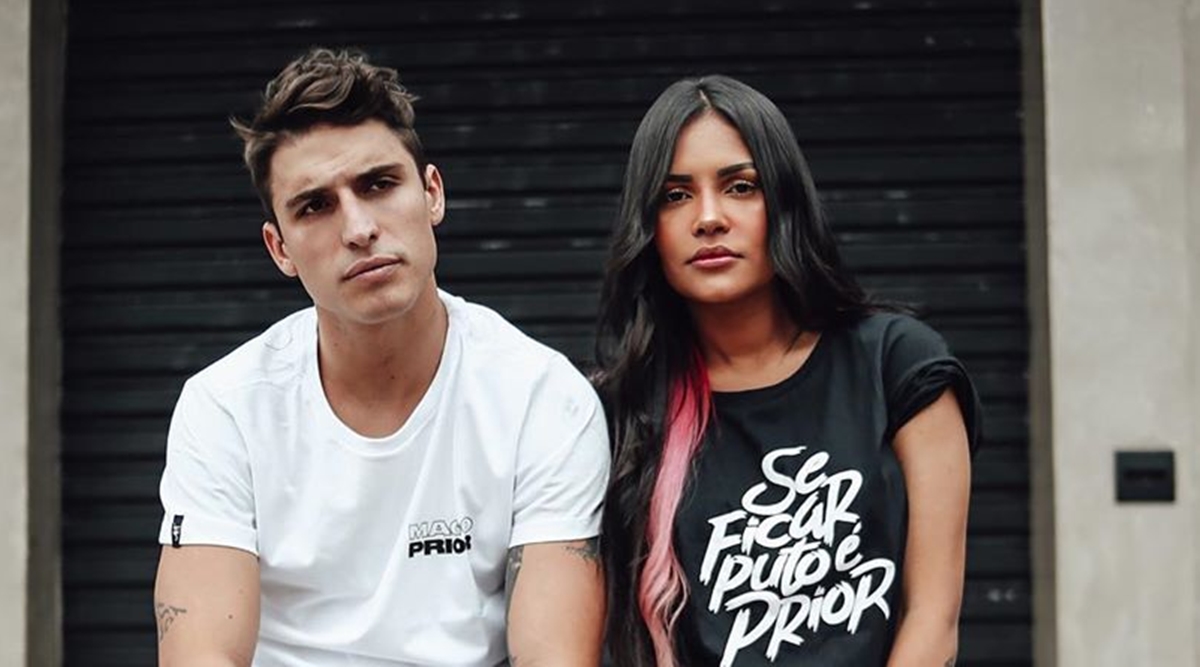Ex-BBBs Felipe Prior e Flayslane posam juntos em campanha - Portal Área VIP