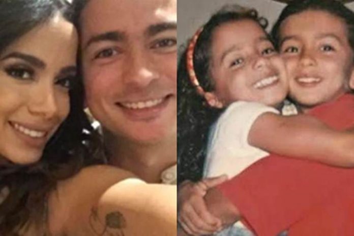 Anitta celebra aniversário do irmão com sequência de fotos da infância ...