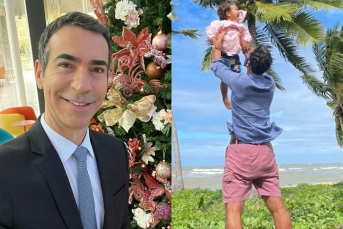 Cesar Tralli emociona ao encerrar o ano com declaração a filha Manuela ...