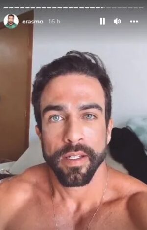 Erasmo Viana desabafa após descobrir gravidez da ex Gabriela Pugliesi
