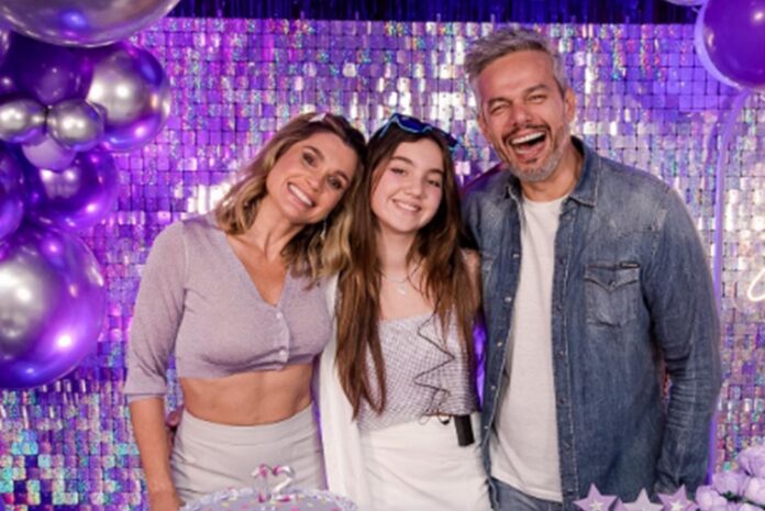 Flávia Alessandra e Otaviano Costa celebram aniversário da caçula ...