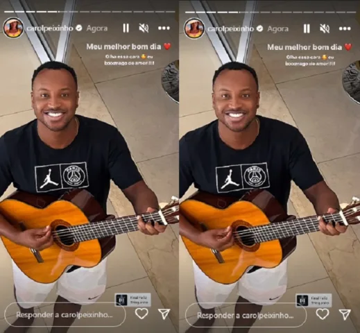 Carol Peixinho se derrete por Thiaguinho: “meu melhor bom dia” Carol Peixinho se derrete por Thiaguinho: “meu melhor bom dia”