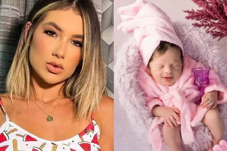 Maria Flor, filha de Virgínia e Zé Felipe, faz sua primeira publicidade ...