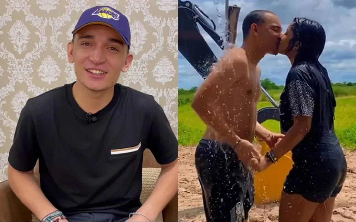 João Gomes surge aos beijos com influencer e web vai ao delírio
