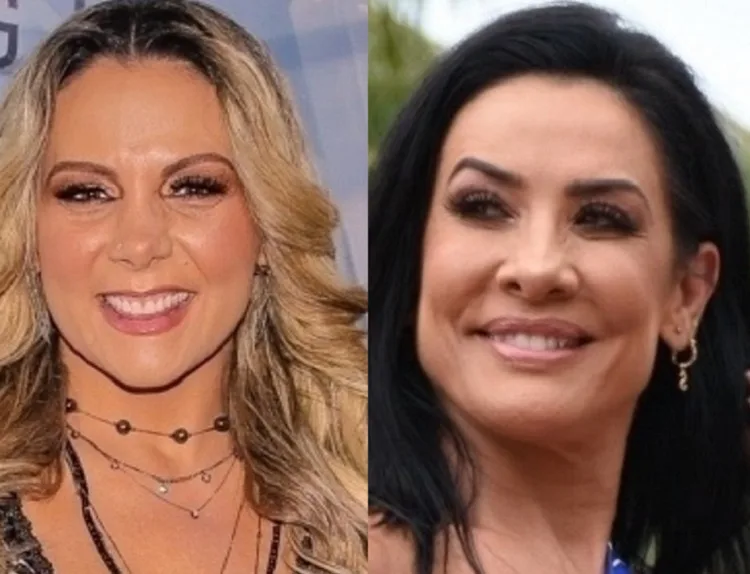 Do É o Tchan pra vida! Scheila Carvalho e Carla Perez se encontram e ...