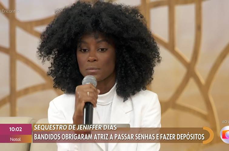 Jeniffer Dias conta detalhes de sequestro ao vivo no 'Encontro'
