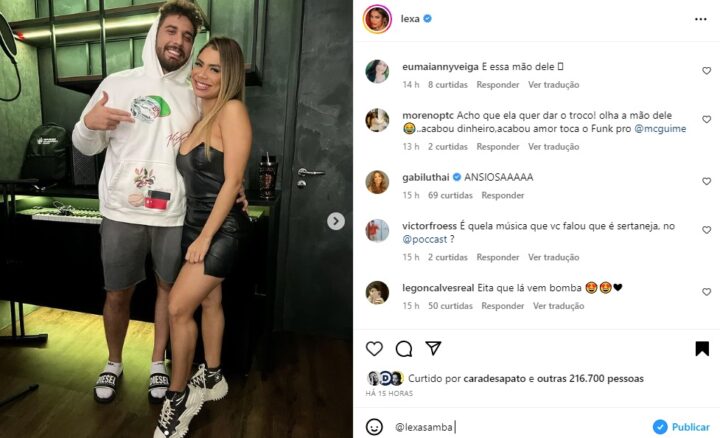 Lexa surge ao lado de Gustavo Mioto e anuncia novidade: "acabou pro ...