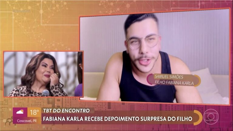 Filho 'galã' de Fabiana Karla escandaliza as redes sociais após ...