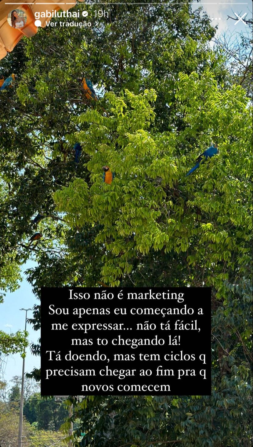 Gabi Luthai publica mensagens misteriosas e internautas cogitam fim de ...