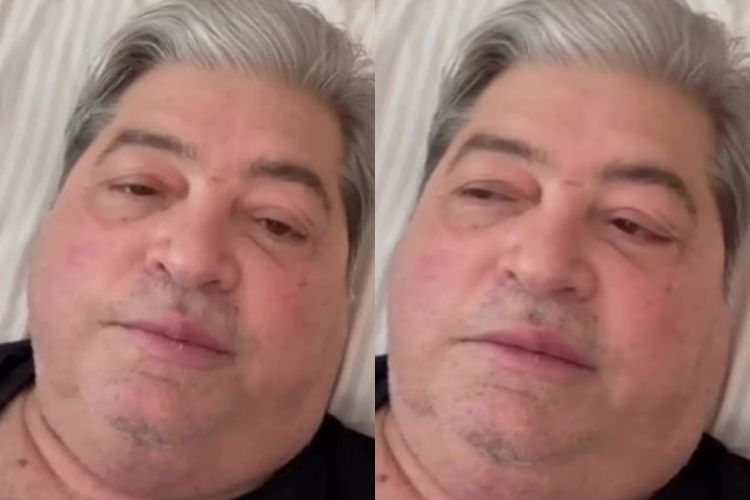 Datena surge muito triste em primeiro vídeo após cirurgias e anuncia ...