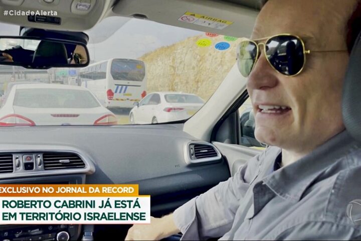 Jornal da Record exibe primeira reportagem de Roberto Cabrini em Israel ...