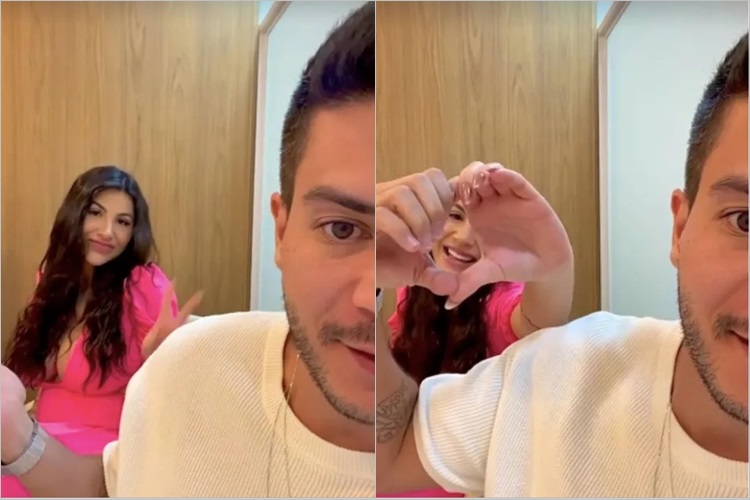 Arthur Aguiar acompanha Jhenny Santucci em consulta e elogia a ex: "está de parabéns" - Área VIP