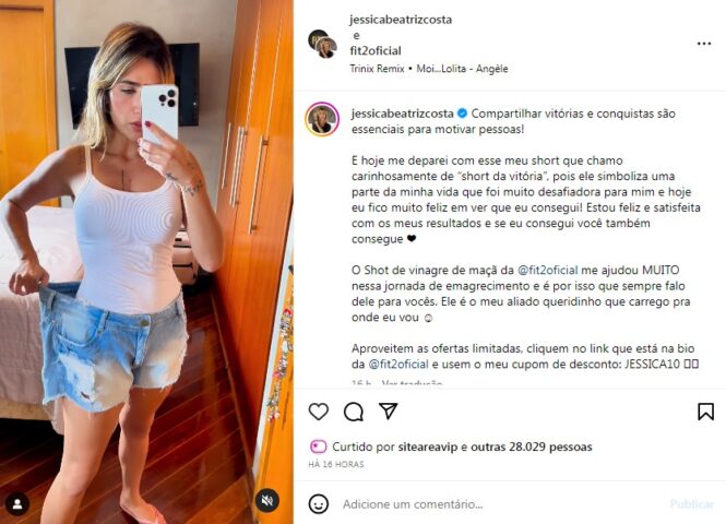 Filha de Leonardo impressiona ao mostrar o antes e depois - Portal Área VIP