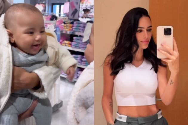 Bruna Biancardi exibe Mavie se divertindo com a própria imagem ao se olhar no espelho - Portal ...