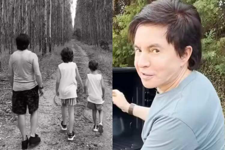 Xororó realiza pedido dos netos, filhos de Sandy e Junior, e seguidores reagem: "Que privilégio ...