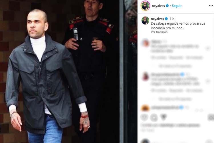 Irmão de Daniel Alves se pronuncia após saída do jogador da prisão ...