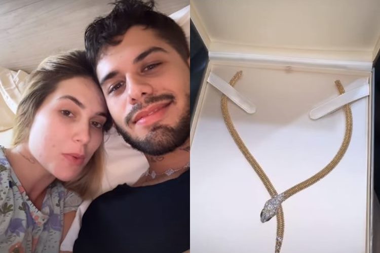 Zé Felipe presenteia Virginia Fonseca com colar de R$ 500 mil - Portal ...