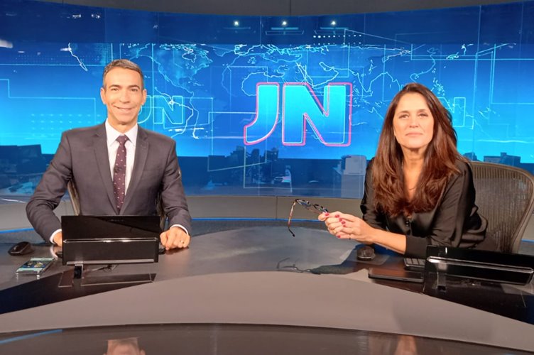 César Tralli assume 'Jornal Nacional' ao lado de Ana Luiza Guimarães - Portal Área VIP