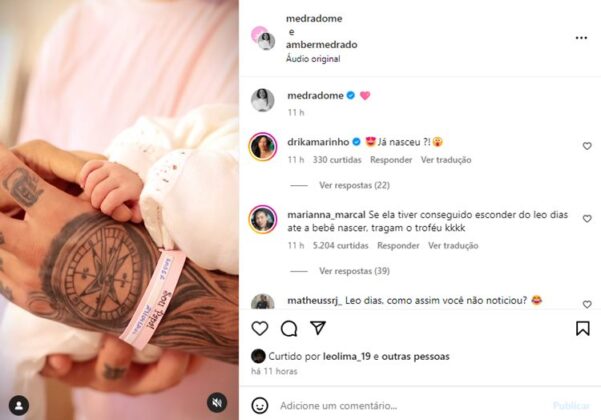 Nasce Amber, filha da cantora e ex-Fazenda Fernanda Medrado - Portal ...