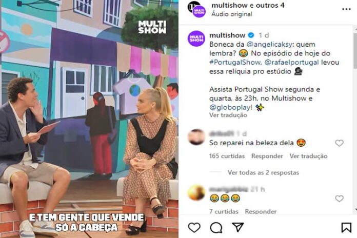 No 'Multishow', Angélica fica em choque com revelação de Rafael ...