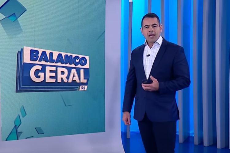 Tino Júnior, âncora do Balanço Geral RJ, noticia assalto da própria ...