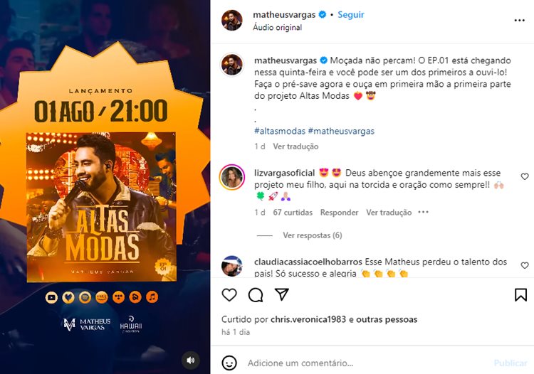 Matheus Vargas recebe carinho da mãe e 'silêncio' de Leonardo ao ...