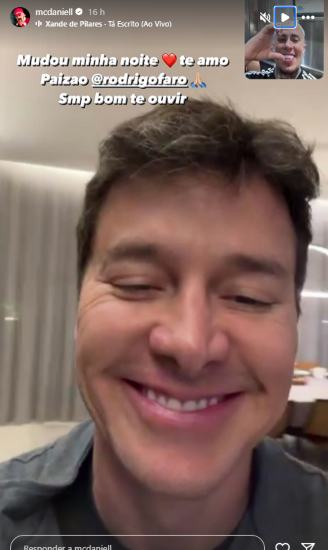 MC Daniel expõe atitude do apresentador Rodrigo Faro após morte de seu ...