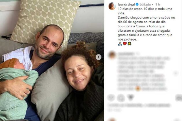 Nasce segundo filho de Leandra Leal e atriz divulga o nome e as ...