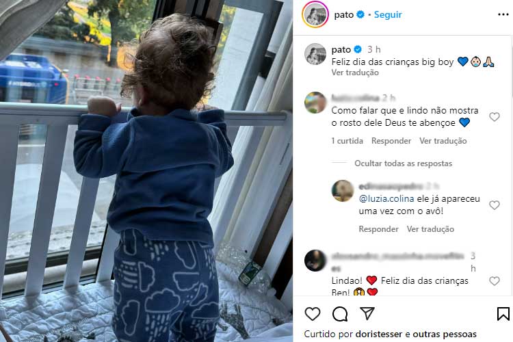 Alexandre Pato compartilha registro fofo do filho ao comemorar o Dia ...