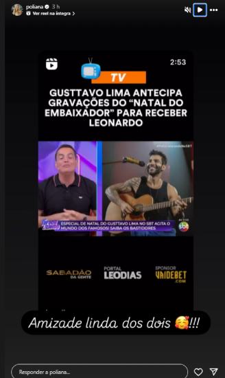 Aprovou? Poliana Rocha quebra silêncio sobre participação de Leonardo ...
