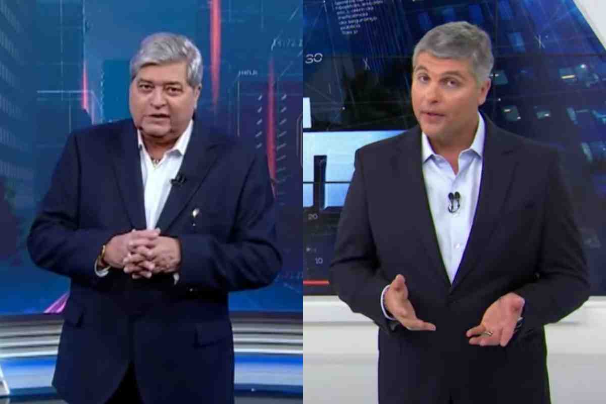 Em estreia no SBT, Datena tem disputa acirrada com o filho, Joel Datena ...