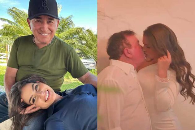 Amado Batista exibe detalhes de seu casamento com miss Calita Franciele ...