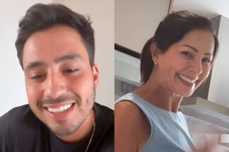 Filho do Leonardo, Matheus Vargas mostra encontro com sua mãe, Liz, após meses distante: "Minha ...