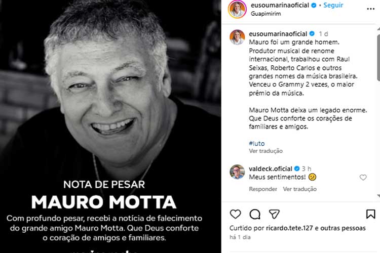 Perda na música: morre, aos 77 anos, produtor de Roberto Carlos e ex ...