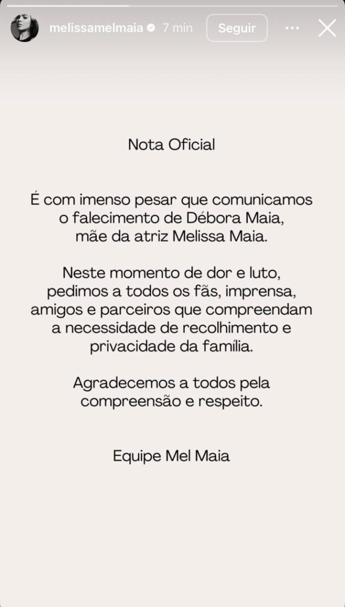 Mãe da atriz Mel Maia é encontrada morta em sua casa no Rio de Janeiro ...
