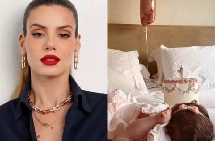 Camila Queiroz comemora um mês do nascimento da filha - Portal Área VIP
