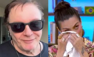 Cleo Pires é surpreendida por Fábio Jr durante o 'Mais Você' e cai no ...