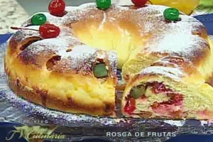 Receita de Rosca de frutas - Área VIP